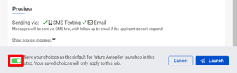 Scheduling interviews using Autopilot